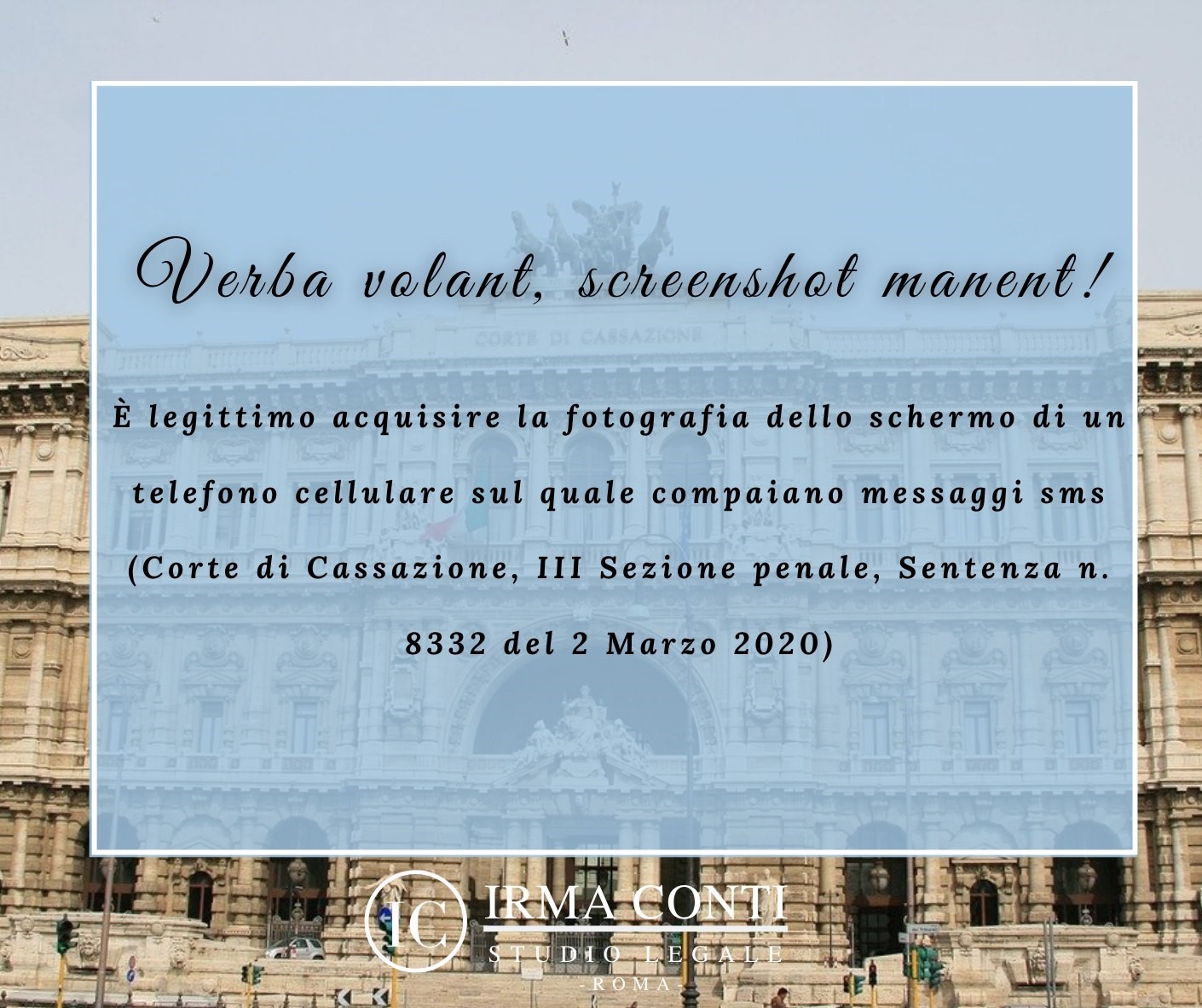 Verba volant… Screenshot manent! - Studio Legale Irma Conti